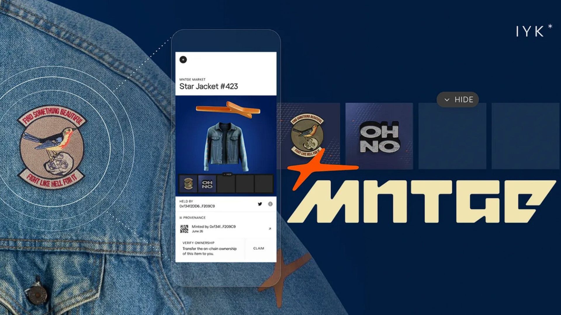 Novos NFTs da marca de moda MNTGE desbloqueiam patches físicos de artistas famosos – Coined ...